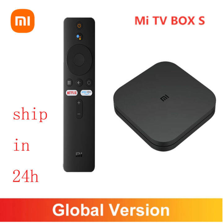 xiaomi mi box s 4k global version 2021 us tv ultra hd tvbox | Lazada.co.th