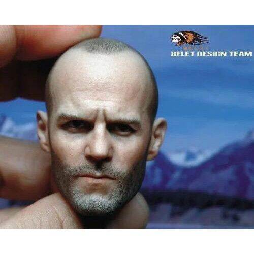 A BELET BT012 Head2.0 1/6 Jason statham Head Sculpt Death Squads Tough ...