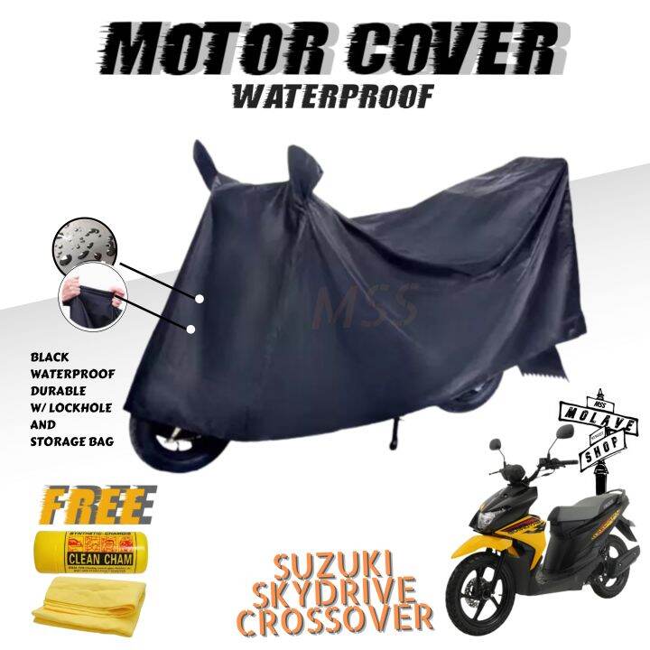 Suzuki Skydrive Crossover Waterproof Motorcycle Cover With Clean Cham ...