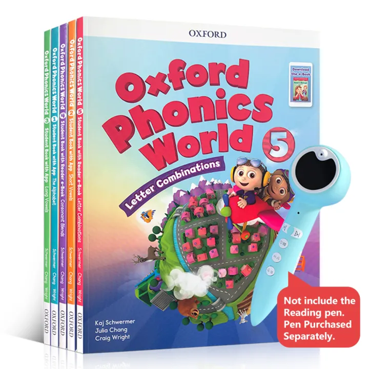 Oxford Phonics World 5 Reading Books 5 Workbooks Set Educational Toys ...