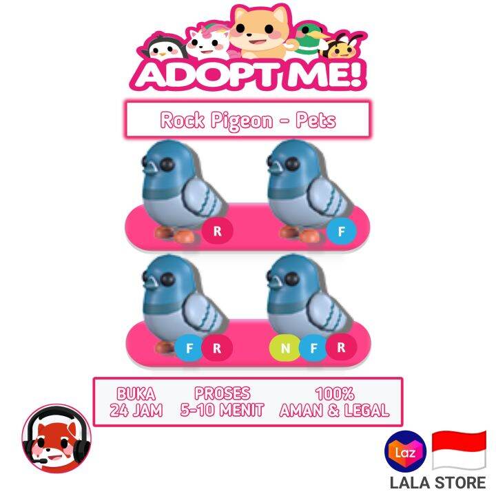 Adopt Me - Rock Pigeon - Roblox | Lazada Indonesia