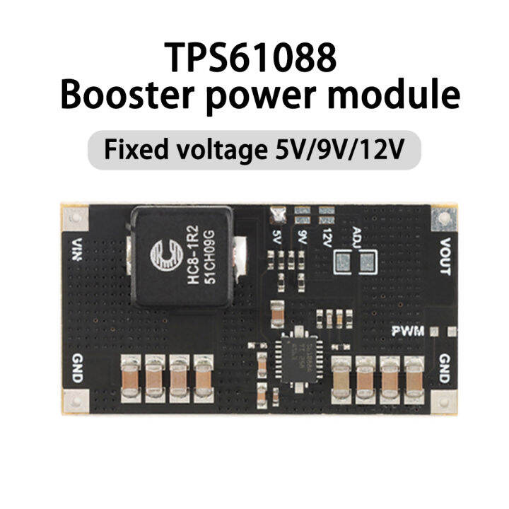 Aideepen TPS61088 DC-DC Step Up Boost Power Converter Module 2.7-12V to ...