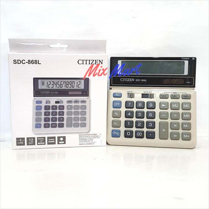 Calculator Citizen SDC 868L Originall 100 % | Lazada Indonesia