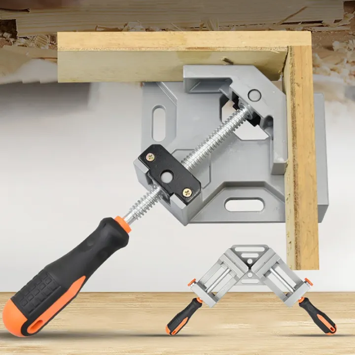 Single and Double Handles Clamp Carpentry Presses Right Angle Clip ...