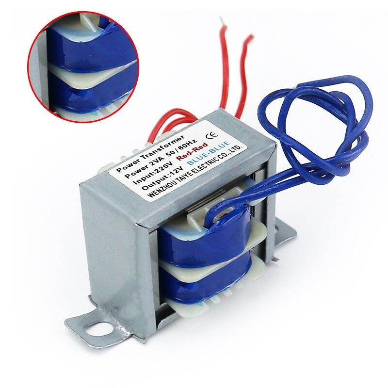 Mini EI Power transformer AC-AC 220V input 6V 9V 12V 15V 24V transformer double 12V 9V-0-9V 2W ...