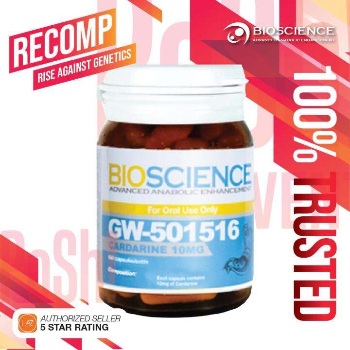 SARMS BioScience Cardarine (GW-501516) 10mg - 60 Capsules X 1 | Lazada