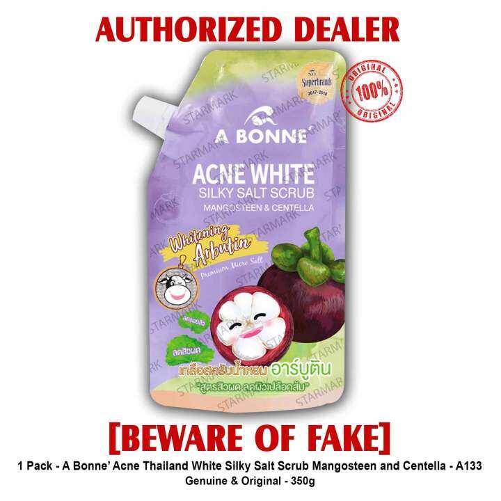 Abonne Acne White Silky Salt Scrub Mangosteen and Centella Abonne' A ...