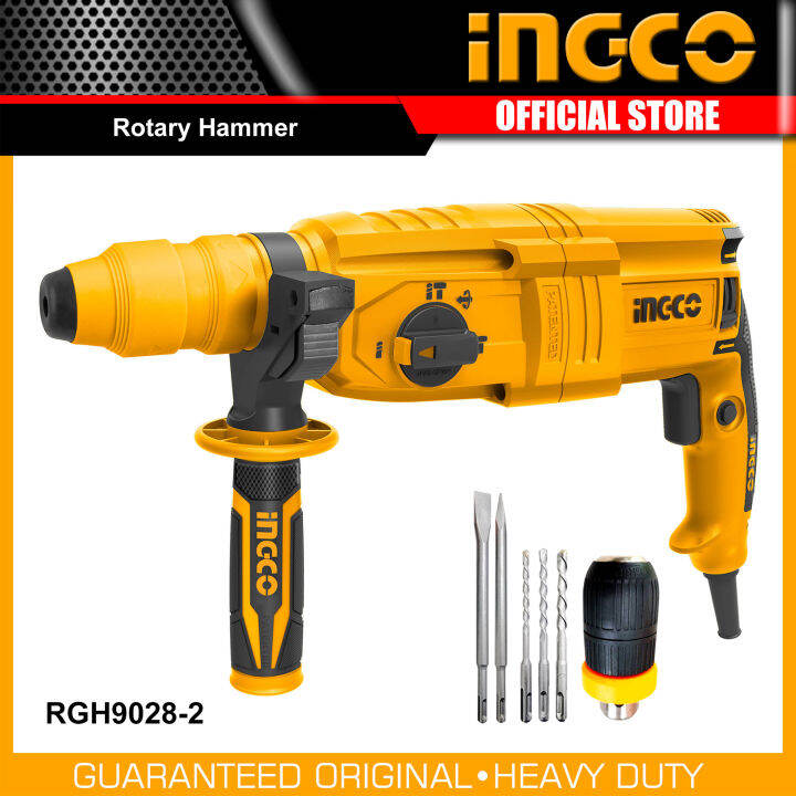 INGCO Industrial SDS Plus Electric Rotary Hammer Drill Chipping Gun ...