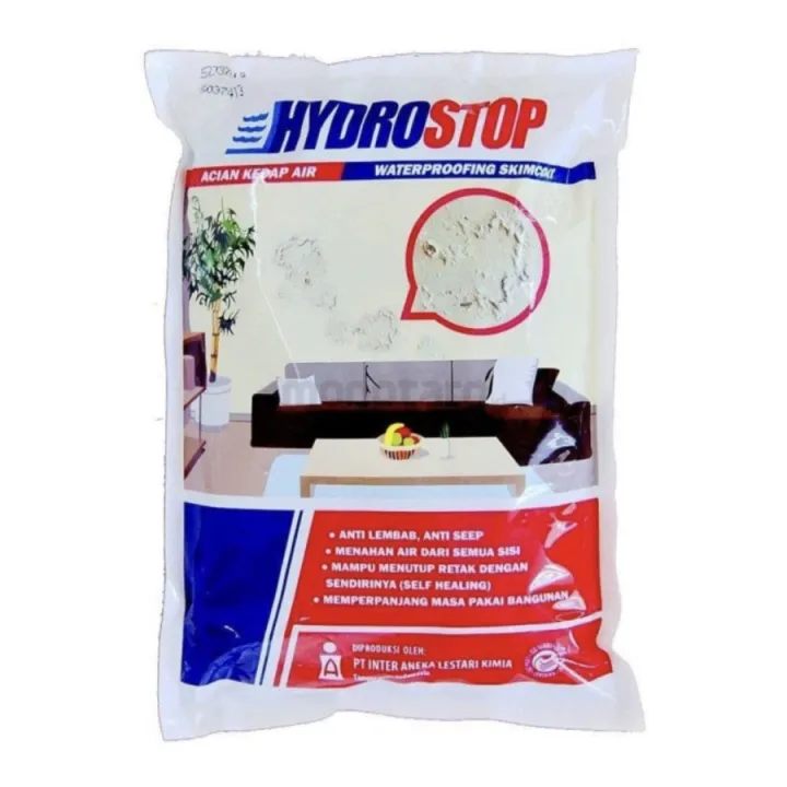 HYDROSTOP semen aci acian kedap air hydro stop aquaproof 2 kg | Lazada Indonesia