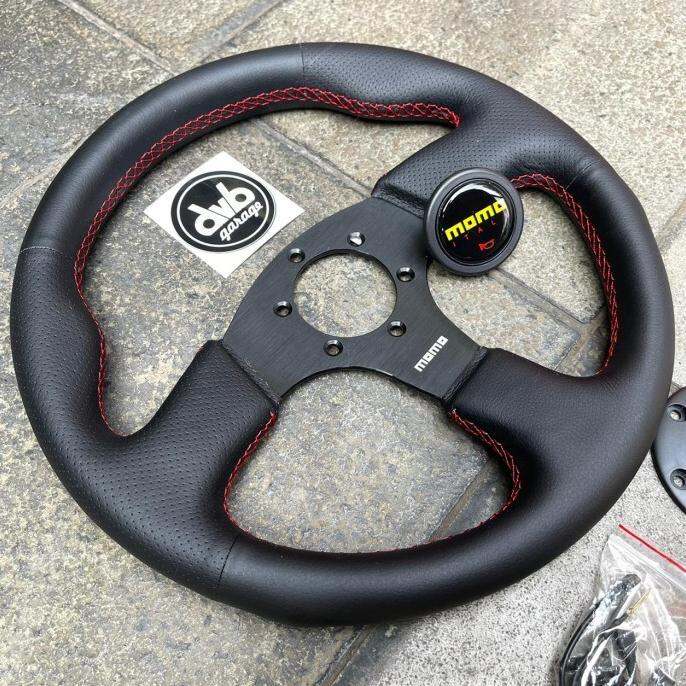 Stir Racing Momo Kulit 13" Import - Steering Wheels Setir | Lazada ...