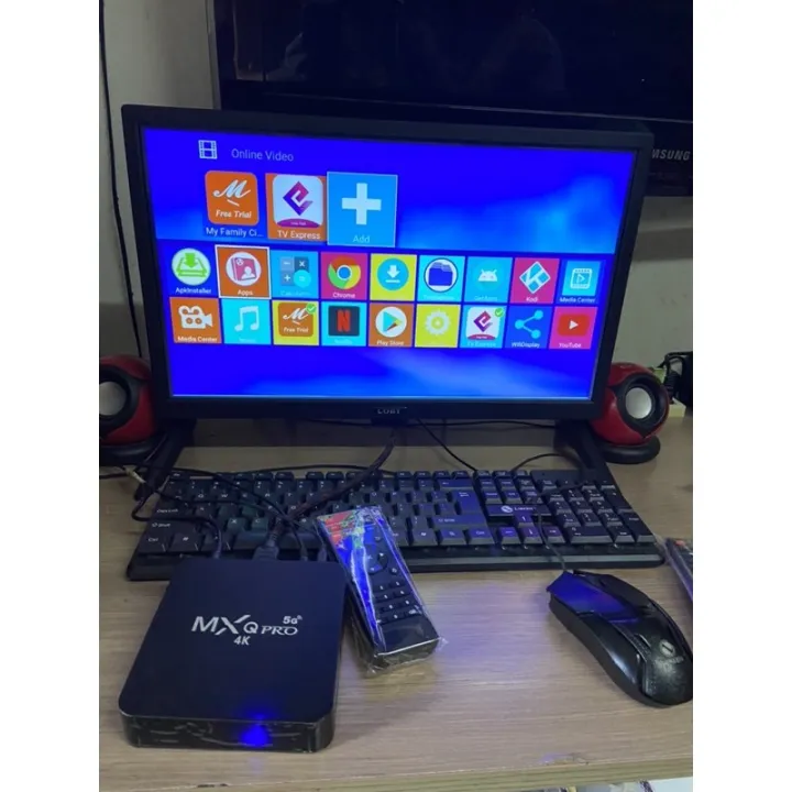 ace tv COBY 22 LED TV With Free Smart TV BOX For YouTubeNetflix ...