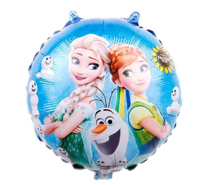 Frozen Mirror Heart Birthday Decoration Theme Set Balloons Banner Foil ...
