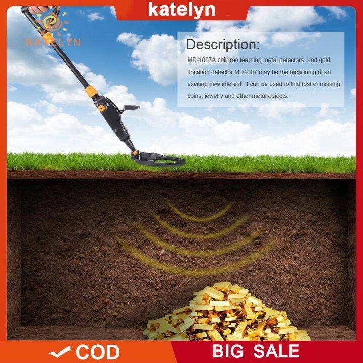 Katelyn♡ MD1007 Underground Metal Detector Treasure Hunter Searching 3m ...