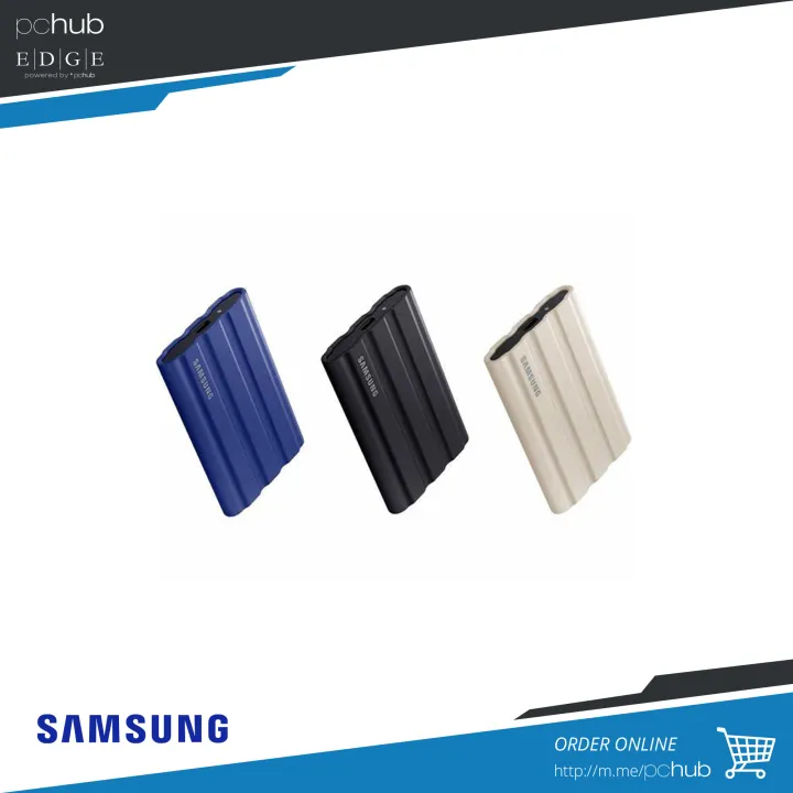 2tb Samsung T7 Shield ext SSD, beige, portable ext drive, USB3.2 ...