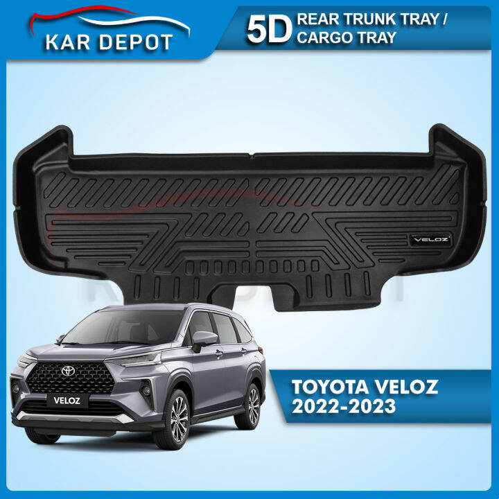 TOYOTA VELOZ 2022-2023 5D Rear Trunk Tray or Cargo Tray w/ Extension ...