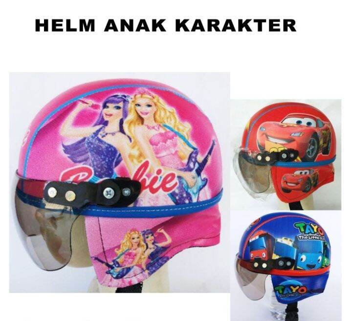 HELM ANAK KARAKTER MURAH MOTIF RANDOM | Lazada Indonesia