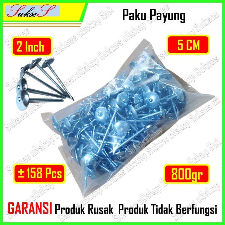 Paku Seng Asbes Payung 5 Cm 2 Inch Harga 1 Pack Atap Spandek | Lazada ...
