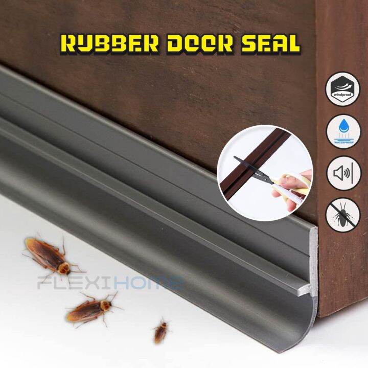 3M Adhesive Door Stopper Rubber Waterproof Sound Proof Door Block ...