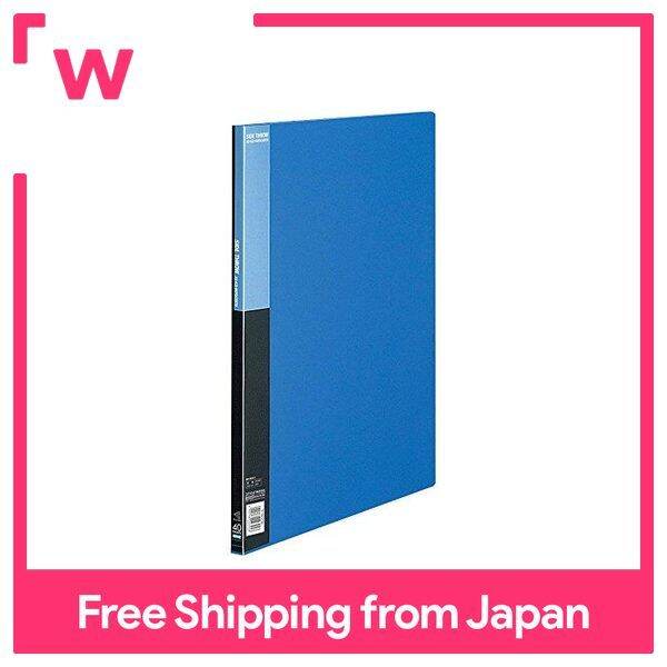 KOKUYO File Clear File Basic Fixed Sidearm A3 20 Pocket Blue La-B223B ...