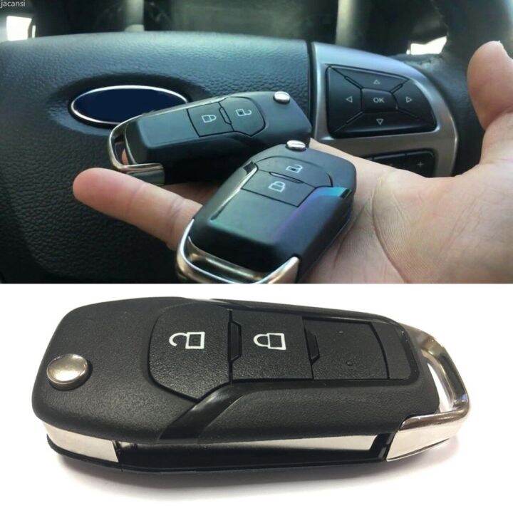 New Replace 2 Button Flip Key Case Fit for Ford Ranger T6 Remote Fob ...