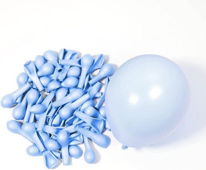 Light Blue Balloons 5 Inch 100 Pack, Pastel Blue Balloons Baby Blue ...