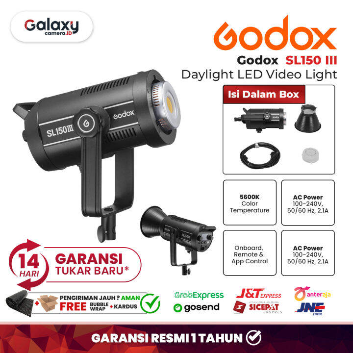 Godox SL150 III Lampu Video Light LED SL150III SL 150 Resmi | Lazada ...