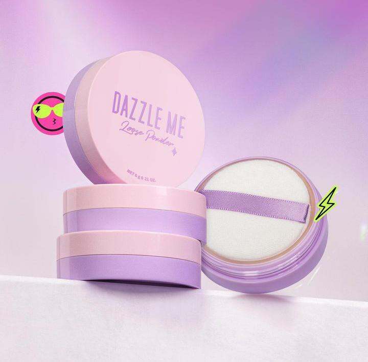[BPOM] Dazzle Me Always Setting Loose Powder 6gr / Bedak Tabur / Loose ...