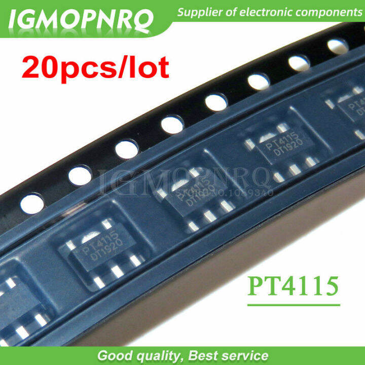 20ชิ้น/ล็อต PT4115 SOT-89-5 Driver IC/เครื่องแปลงไฟ/LED คงที่ Driver ...