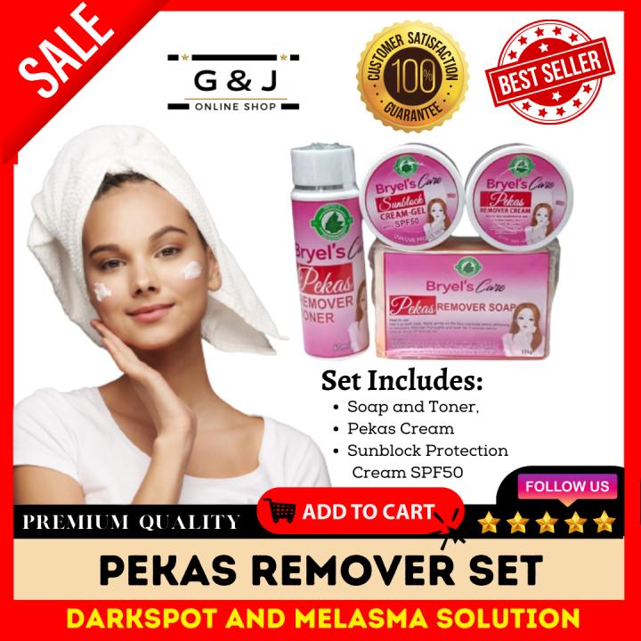 ⚡🔥⚡ 4 IN 1 Pekas Melasma Remover Set/Melasma darkspot Remover Solulution/Effective freckle ...