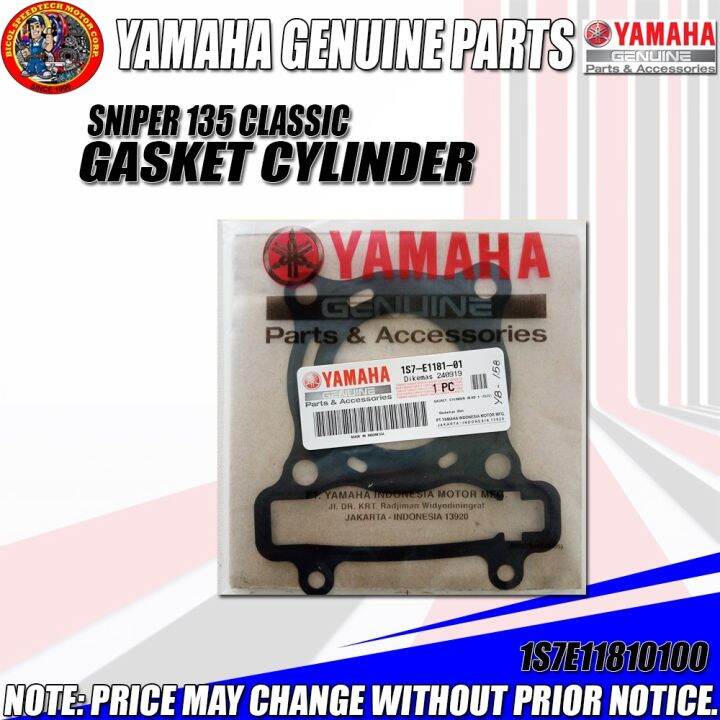 SNIPER 135 CLASSIC GASKET CYLINDER(Genuine 1S7E11810100) | Lazada PH