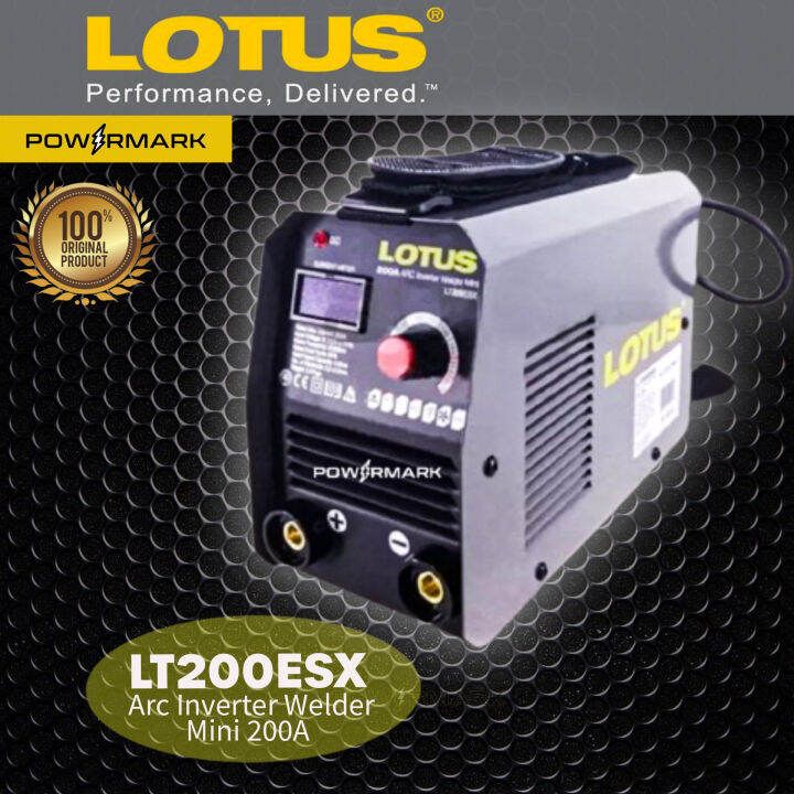 LOTUS LT200ESX Arc Inverter Welder Mini 200A [POWERMARK | LWM] | Lazada PH