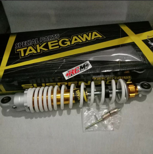 SHOCK SHOK SKOK ABSORBER SHOCKBREAKER UK 340 UDH 2BIJI GOLD EMAS WHITE ...