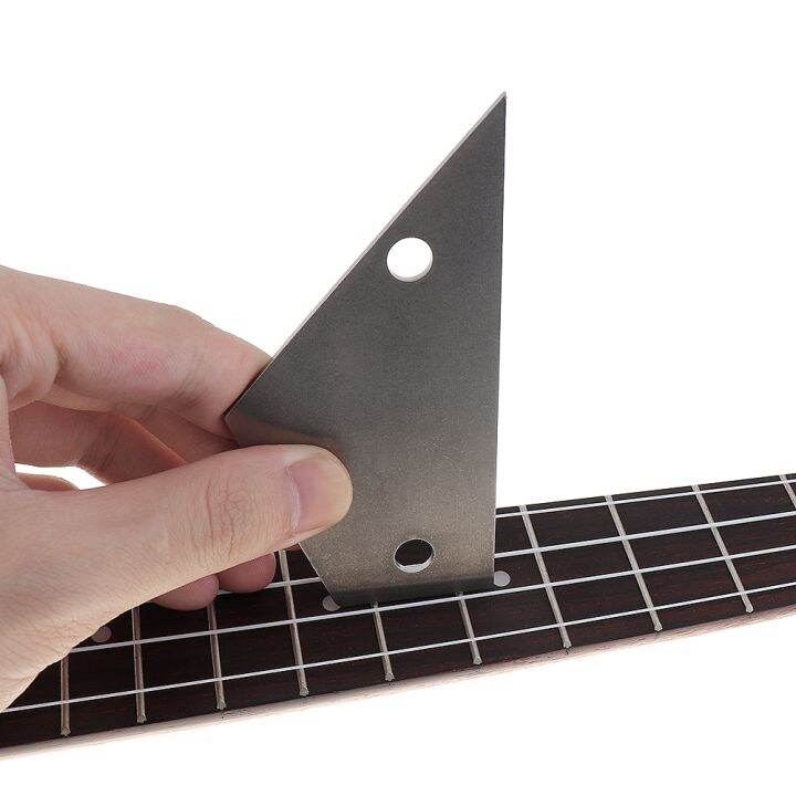 4 IN 1 Stainless Steel Guitar Frets Leveling Tool Luthiers Fret Finder ...