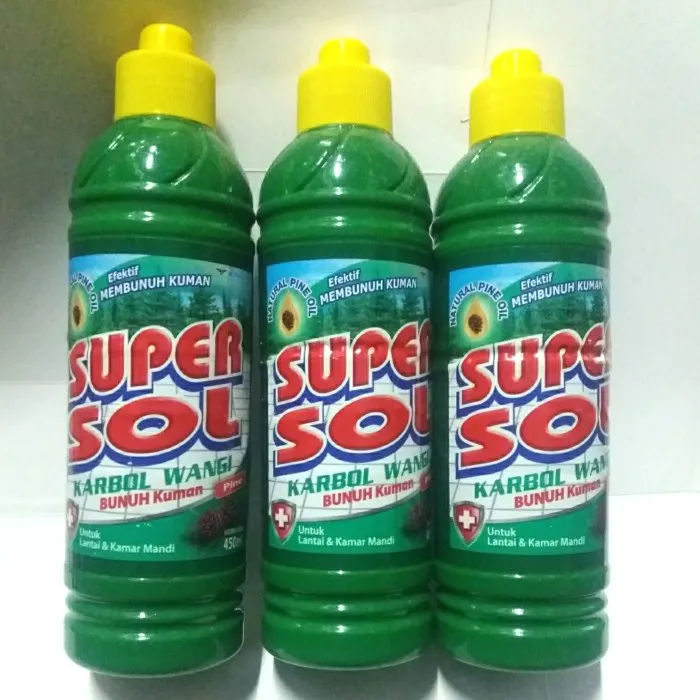 Supersol Karbon Wangi Bunuh Kuman Botol 450ml | Lazada Indonesia