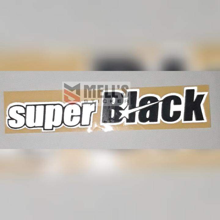 stiker sticker super black | Lazada Indonesia