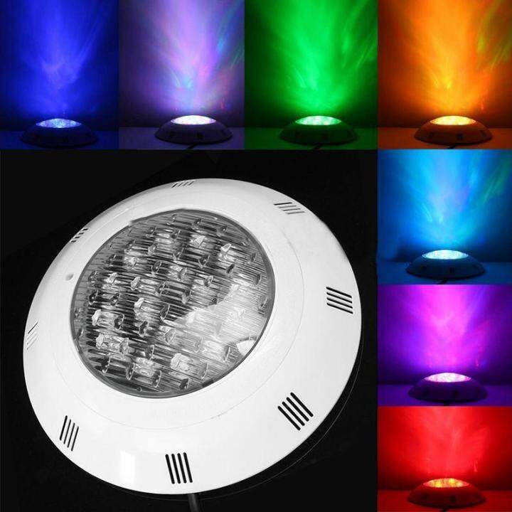 7 Colors 24V 18W LED RGB Underwater Swimming Pool Bright Light /Remote ...
