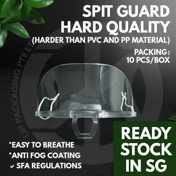 Spit Guard / Mouth Shield / Food Hygiene Mask / Transparent Mask ...