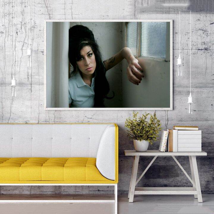 Amy Winehouse Music Star Singer Rap Poster Print Canvas Print Home Decoration Gift Wall Painting ...