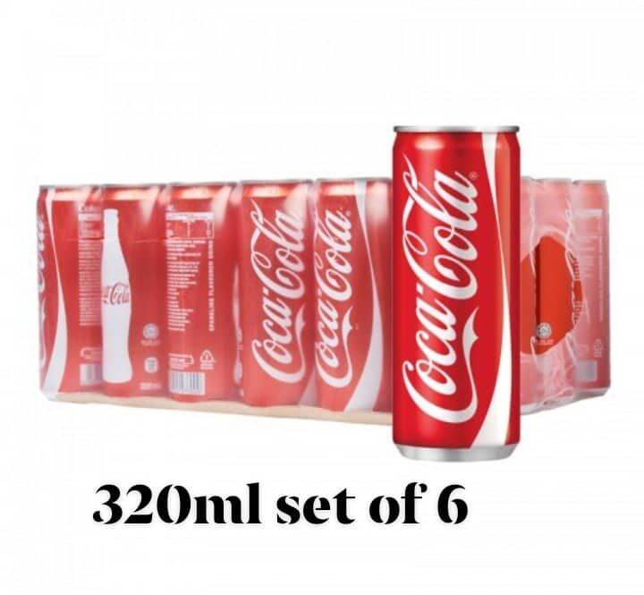 COCA COLA 320 ml x 6 cans | Lazada PH