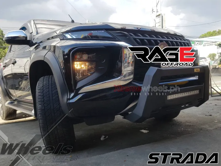 Mitsubishi Strada 2019-2023 Raptor Type Slim Fender Flare Thailand Made ...