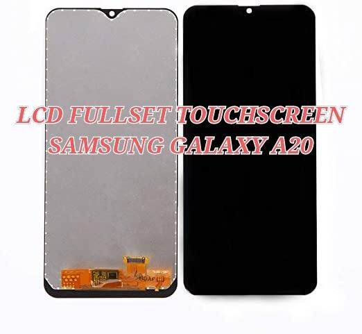 LCD SAMSUNG GALAXY A20 / A205 FULLSET FRAME TOUCHSCREEN ORI OEM ...