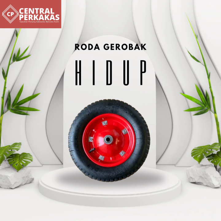RODA GEROBAK SORONG MODEL BAN HIDUP / BAN GEROBAK | Lazada Indonesia