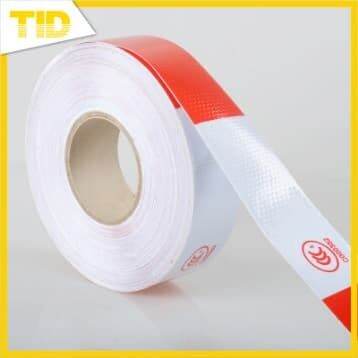 Sticker Safety Reflective Stiker Merah Putih Luminasi Mobil Motor ...