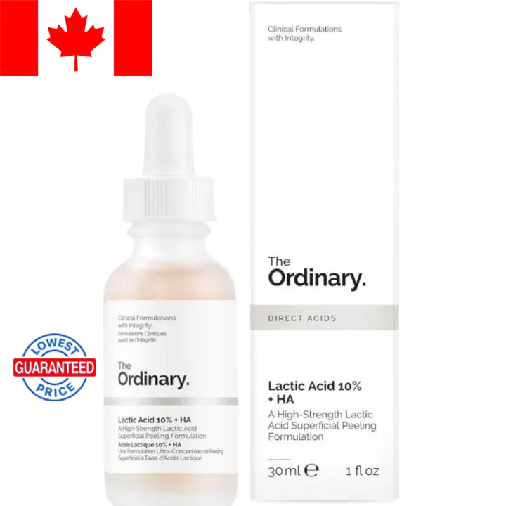 The Ordinary Lactic Acid 5% + HA Face Skin Exfoliation Superficial ...