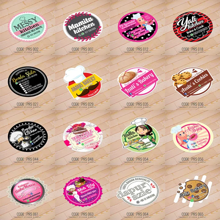 STICKER LABEL STICKER HOMEMADE KITCHER,BAKERY,COOKIES | Lazada