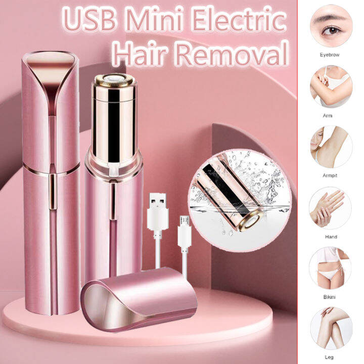Small Mini Electric Epilator For Women Private Parts Armpits Face Lips ...
