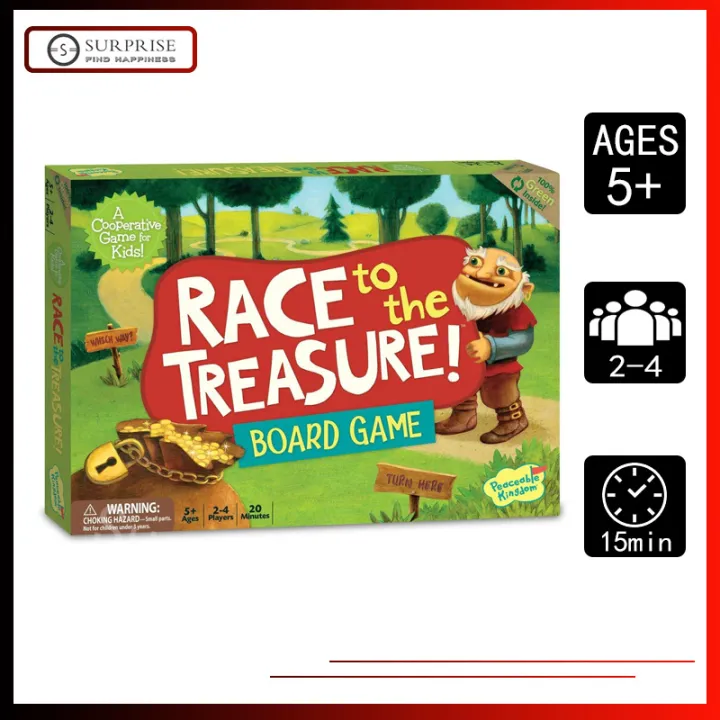 New Board Game Race to the Treasure! Beat the Ogre Cooperative Game for ...