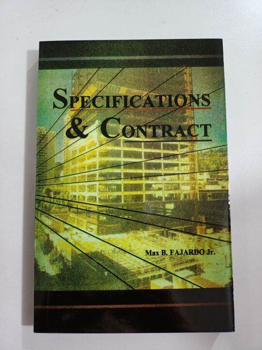 Specification & Contract By; Max B.Fajardo | Lazada PH