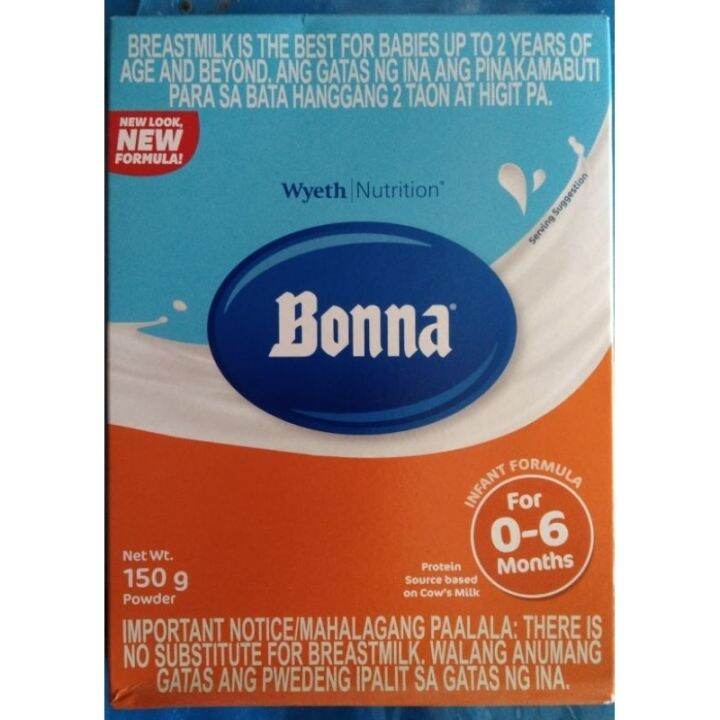 Original BONNA infant formula from 0-6 months 150g powder | Lazada PH