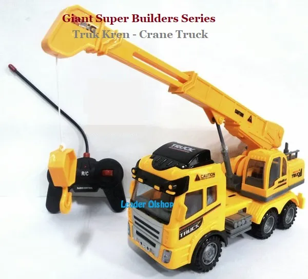 MAINAN RC TRUCK GIANT CRANE MAINAN MOBIL REMOTE CONTROL TRUK KREN ...
